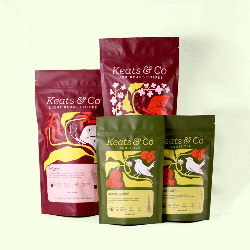 Good Store - Keats & Co Loose Leaf Tea and Coffee Beans Bundle